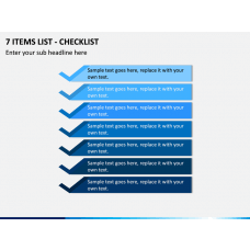 7 Points List PowerPoint Slide