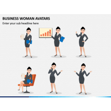 Featureless People PowerPoint Template - PPT Slides | SketchBubble