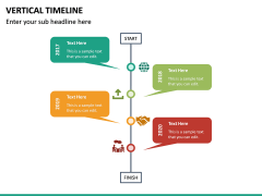 Vertical Timeline PowerPoint Template | SketchBubble