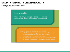 Validity Reliability Generalizability PowerPoint Template | SketchBubble