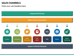 Sales Channels PowerPoint Template | SketchBubble
