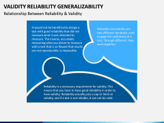 Validity Reliability Generalizability PowerPoint Template | SketchBubble