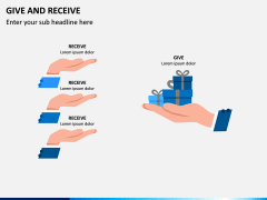 Give and Receive PowerPoint Template | SketchBubble