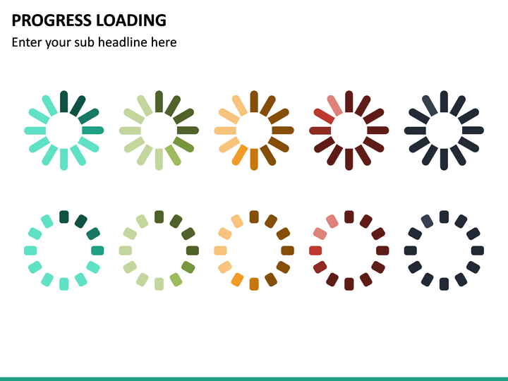 Progress Loading/Progress Meter PowerPoint Template | SketchBubble