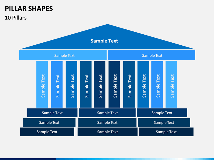 Pillar Shapes PowerPoint and Google Slides Template - PPT Slides