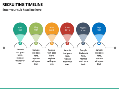 Recruiting Timeline PowerPoint Template | SketchBubble