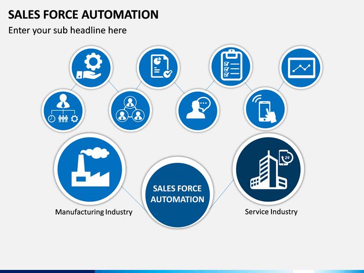 Sales Force Automation PowerPoint Template | SketchBubble