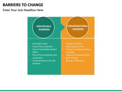 Barriers to Change PowerPoint Template | SketchBubble