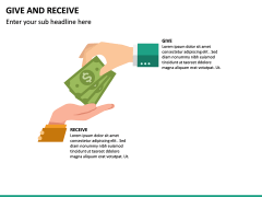 Give and Receive PowerPoint Template | SketchBubble