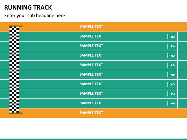 Running Track PowerPoint Template | SketchBubble