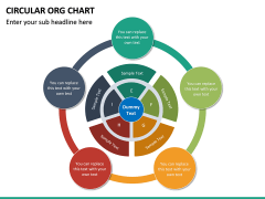 Circular ORG Chart PowerPoint Template | SketchBubble