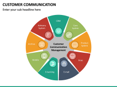 Customer Communication PowerPoint Template | SketchBubble