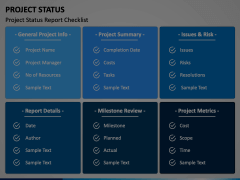 Project Status PowerPoint Template - PPT Slides