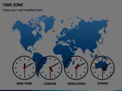 Time Zones PowerPoint and Google Slides Template - PPT Slides