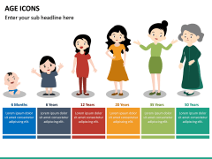 Age Icons PowerPoint Template | SketchBubble