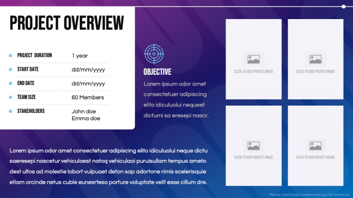 Project Case Study Theme for PowerPoint and Google Slides - PPT Slides