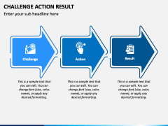 Challenge Action Result PowerPoint and Google Slides Template - PPT Slides