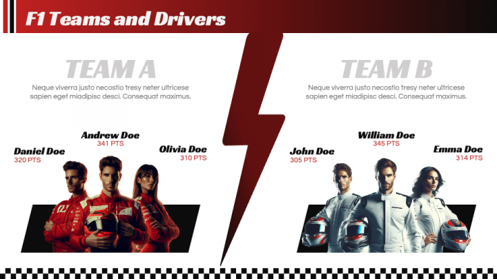 Free - F1 Race Presentation Theme for PowerPoint and Google Slides ...
