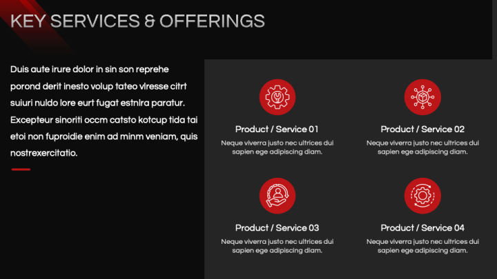 Red and Black Presentation Theme for PowerPoint and Google Slides - PPT ...