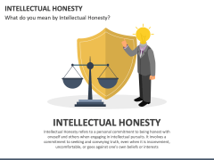Intellectual Honesty PowerPoint and Google Slides Template - PPT Slides