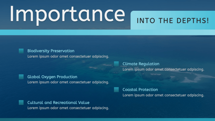 Free - 5 Oceans of The World PowerPoint and Google Slides Template - PPT Slides