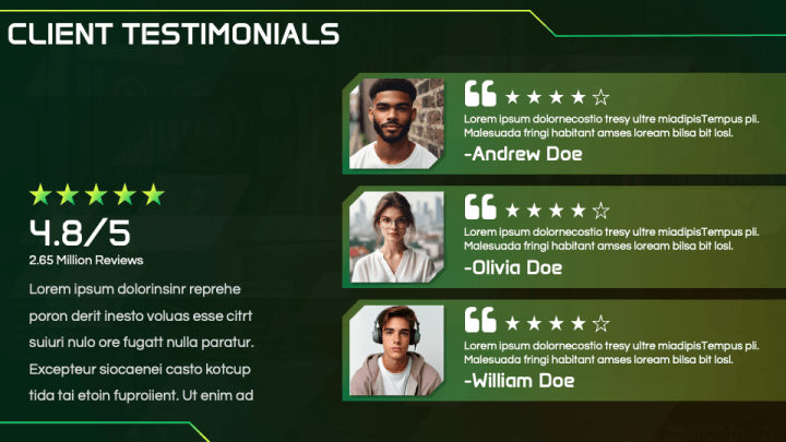 Tech Company Overview PowerPoint and Google Slides Template - PPT Slides