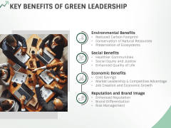 Green Leadership PowerPoint and Google Slides Template - PPT Slides