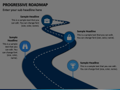 Progressive Roadmap PowerPoint and Google Slides Template - PPT Slides