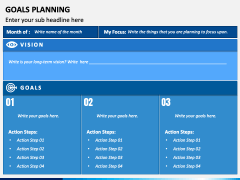 Goals Planning PowerPoint and Google Slides Template - PPT Slides