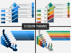 Step Up Process PowerPoint and Google Slides Template - PPT Slides