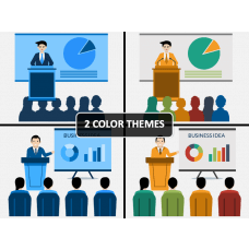 Conference Schedule PowerPoint Template - PPT Slides