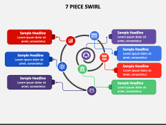 7 Piece Swirl for PowerPoint and Google Slides - PPT Slides