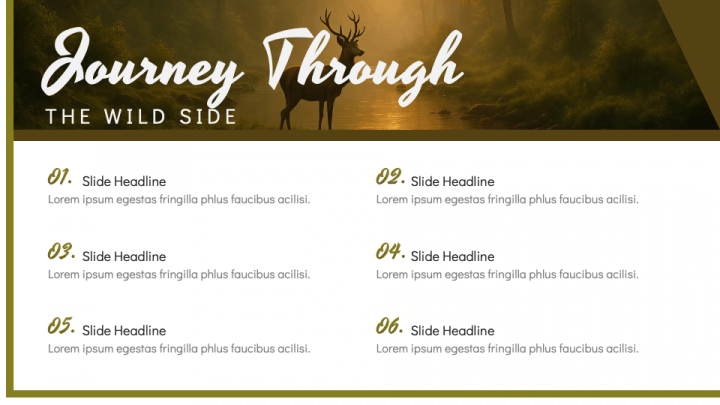 Free - Wildlife Conservation Theme for PowerPoint and Google Slides ...