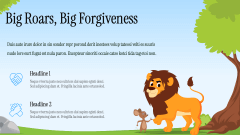 Free - The Lion and The Mouse Theme for PowerPoint and Google Slides ...