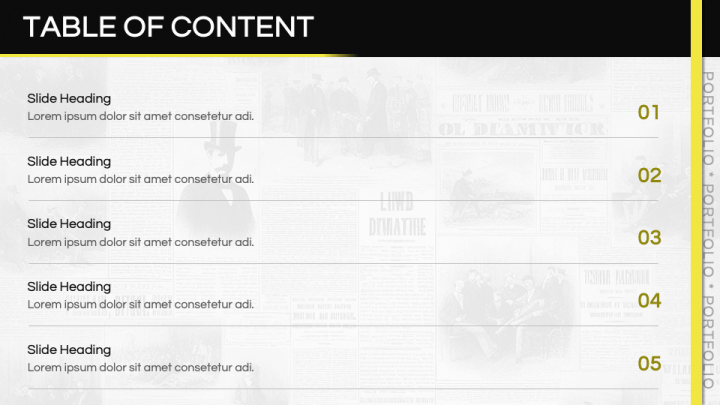 Free - Journalist Portfolio PowerPoint and Google Slides Template - PPT ...