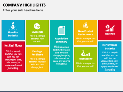 Company Highlights PowerPoint and Google Slides Template - PPT Slides