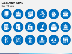 Legislation Icons for PowerPoint and Google Slides - PPT Slides