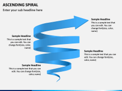 Ascending Spiral PowerPoint and Google Slides Template - PPT Slides