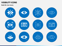 Visibility Icons for PowerPoint and Google Slides - PPT Slides
