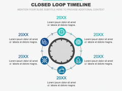 Closed Loop Timeline PowerPoint and Google Slides Template - PPT Slides