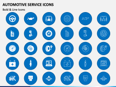 Automotive Service Icons for PowerPoint and Google Slides - PPT Slides