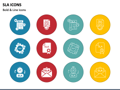 SLA Icons for PowerPoint and Google Slides - PPT Slides