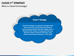 Cloud 1st Strategy PowerPoint and Google Slides Template - PPT Slides
