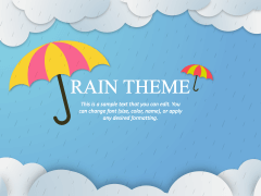 Free Rain Presentation Theme for PowerPoint and Google Slides