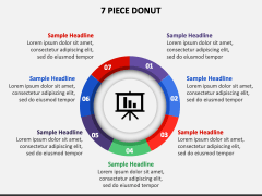 7 Piece Donut for PowerPoint and Google Slides - PPT Slides