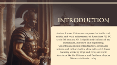 Free - Ancient Roman Culture PowerPoint and Google Slides Template ...