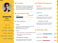 Target Persona Analysis PowerPoint and Google Slides Template - PPT Slides