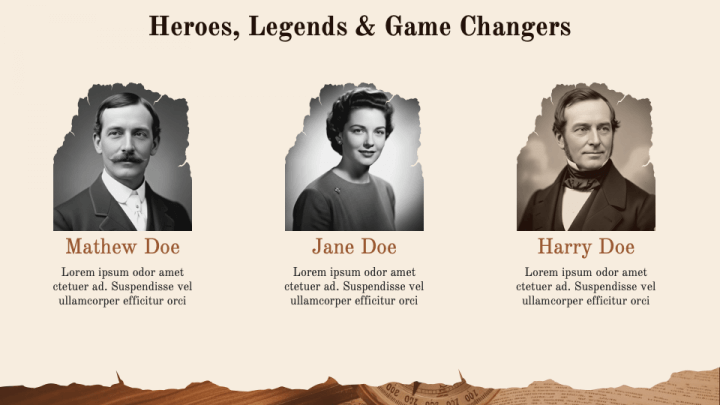 World History Theme for PowerPoint and Google Slides - PPT Slides