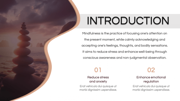 Free - Mindfulness Presentation Theme for PowerPoint and Google Slides - PPT Slides