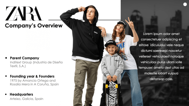 Zara Case Study PowerPoint and Google Slides Template - PPT Slides